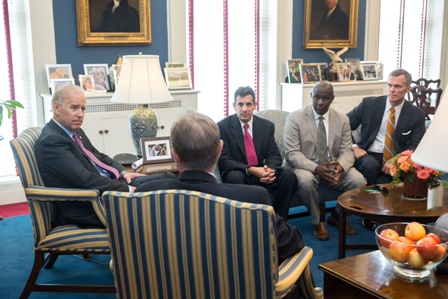 Shumaker Partner Ron Christaldi Meets with Vice President Joe Biden as Representative of the ...